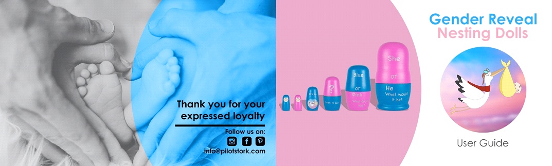 The Story of Nesting Dolls: Gender Reveal Ideas - Pilot Stork